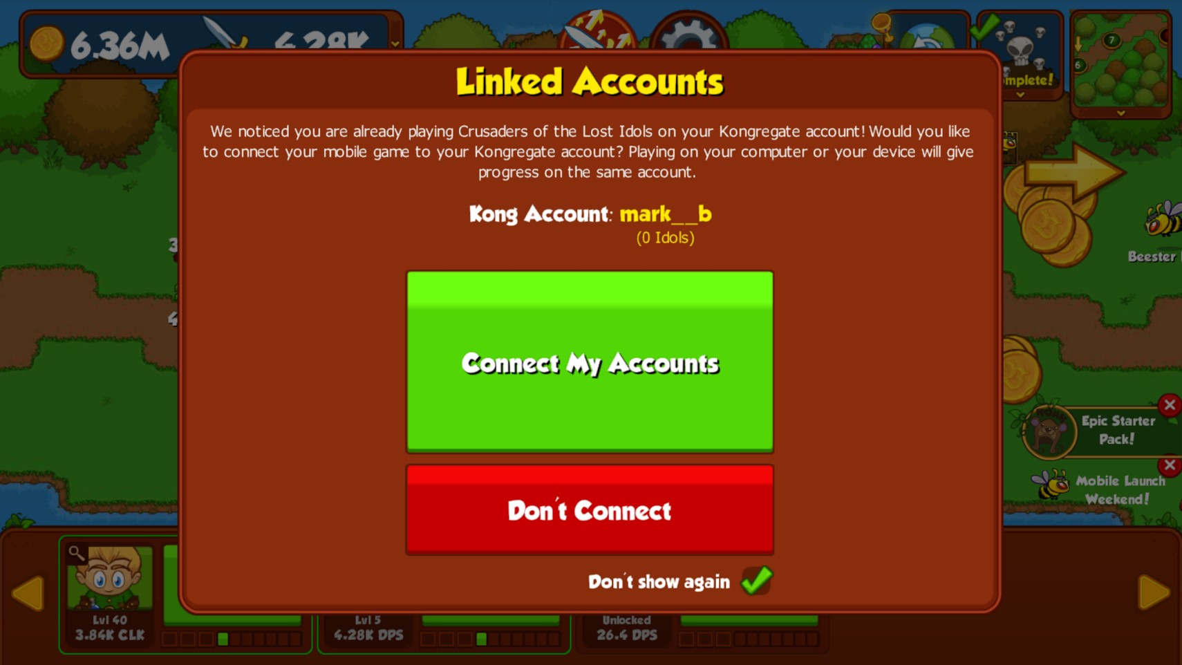 Codename Entertainment : Idle Mobile Linking FAQ